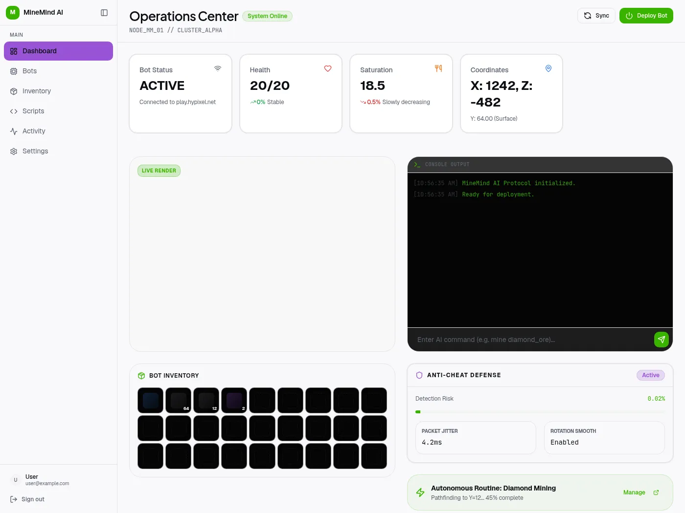 Minecraft AI Automation Suite