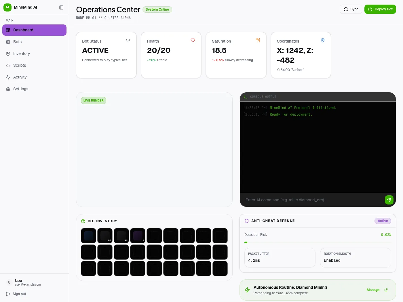 Minecraft AI Automation Suite