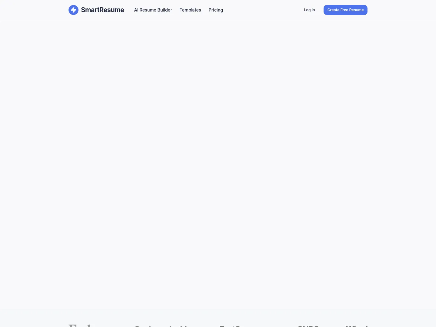 Smart Resume Builder