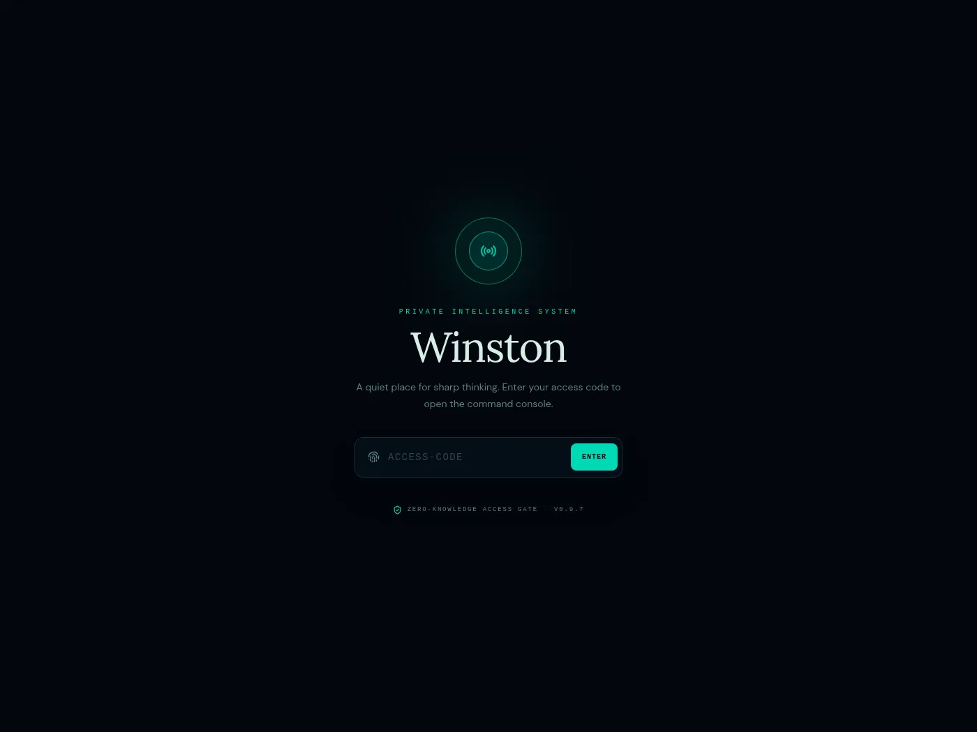 Winston AI Console