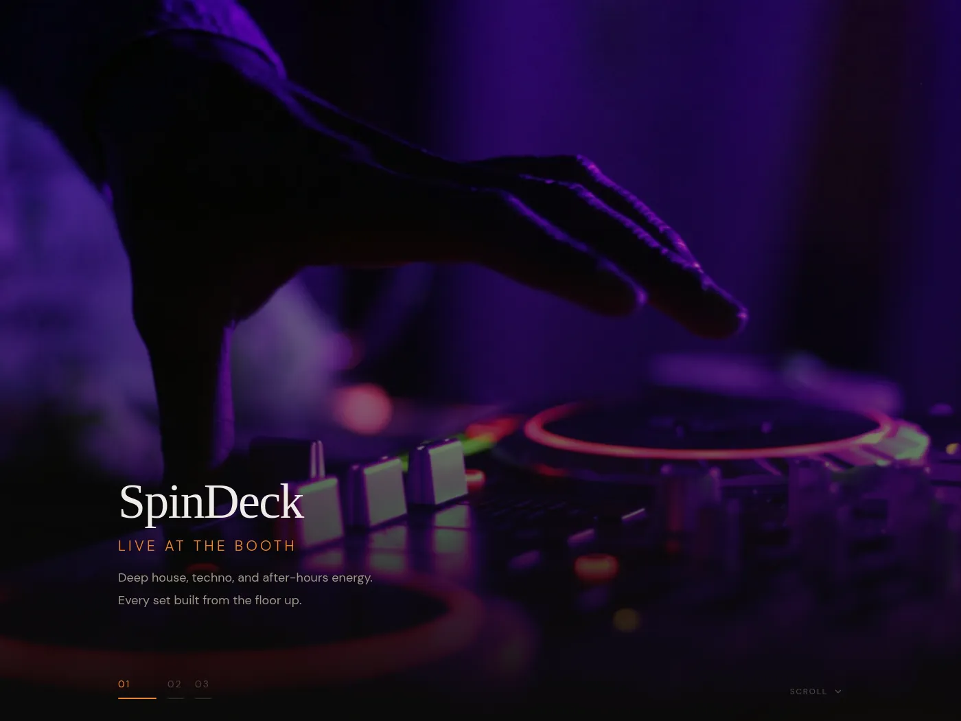 SpinDeck DJ Portfolio