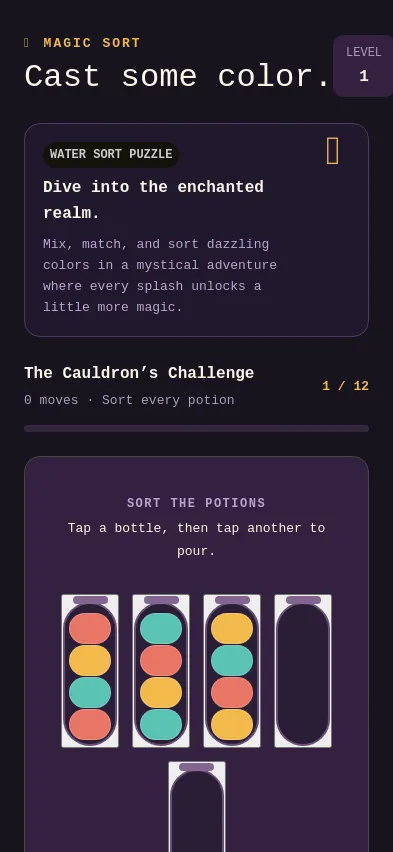 Magic Sort Puzzle