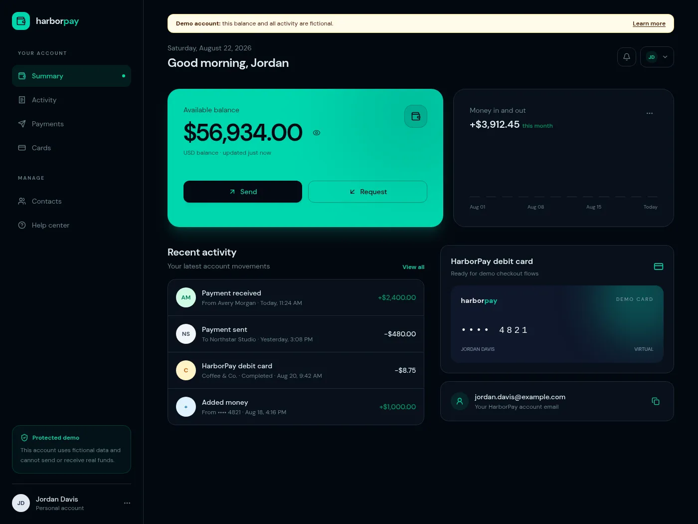 RealCrypto Wallet Demo