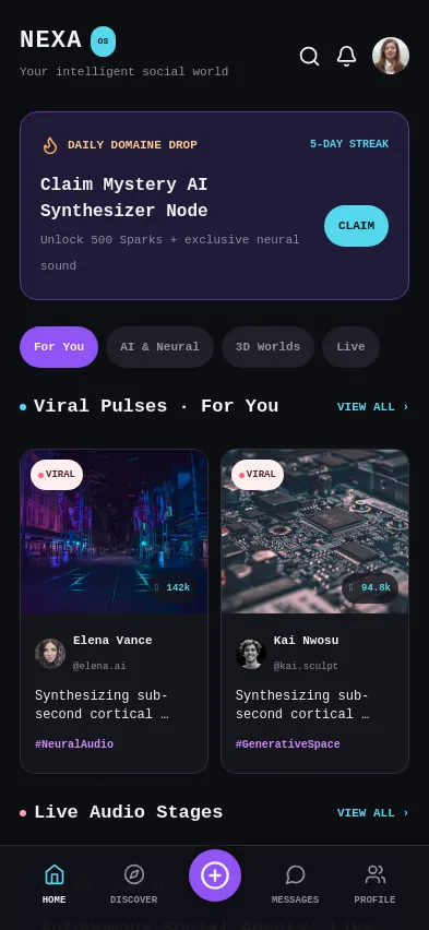 NEXA AI Social OS