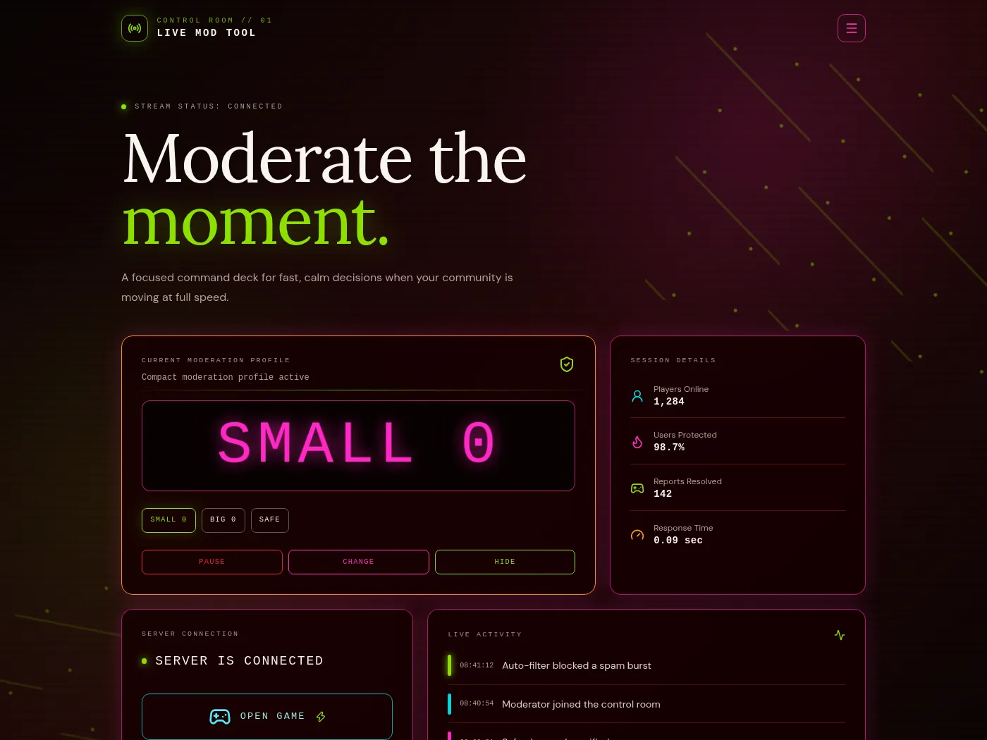 Live Mod Tool