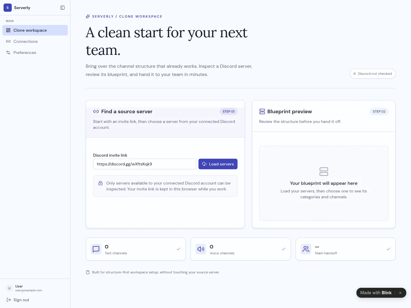 Discord Server Cloner