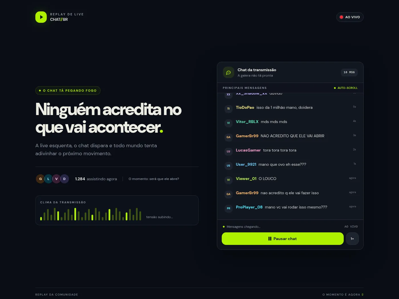 LiveChat Comments Sim
