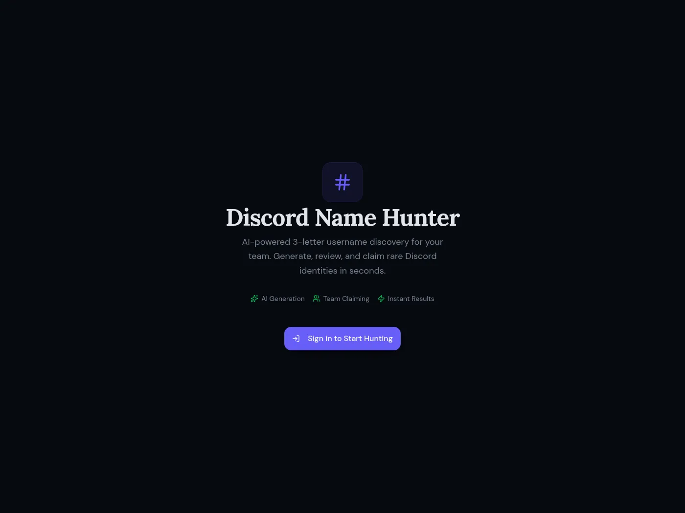 Discord Name Hunter