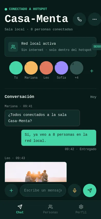 WiFi Connect Messenger