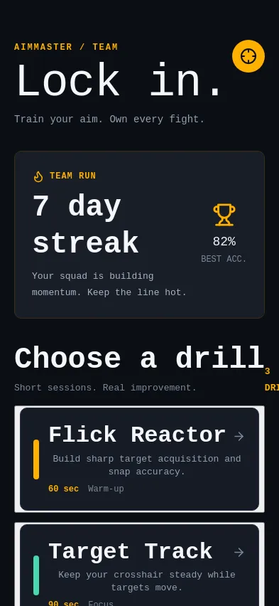 AimMaster Mobile Trainer