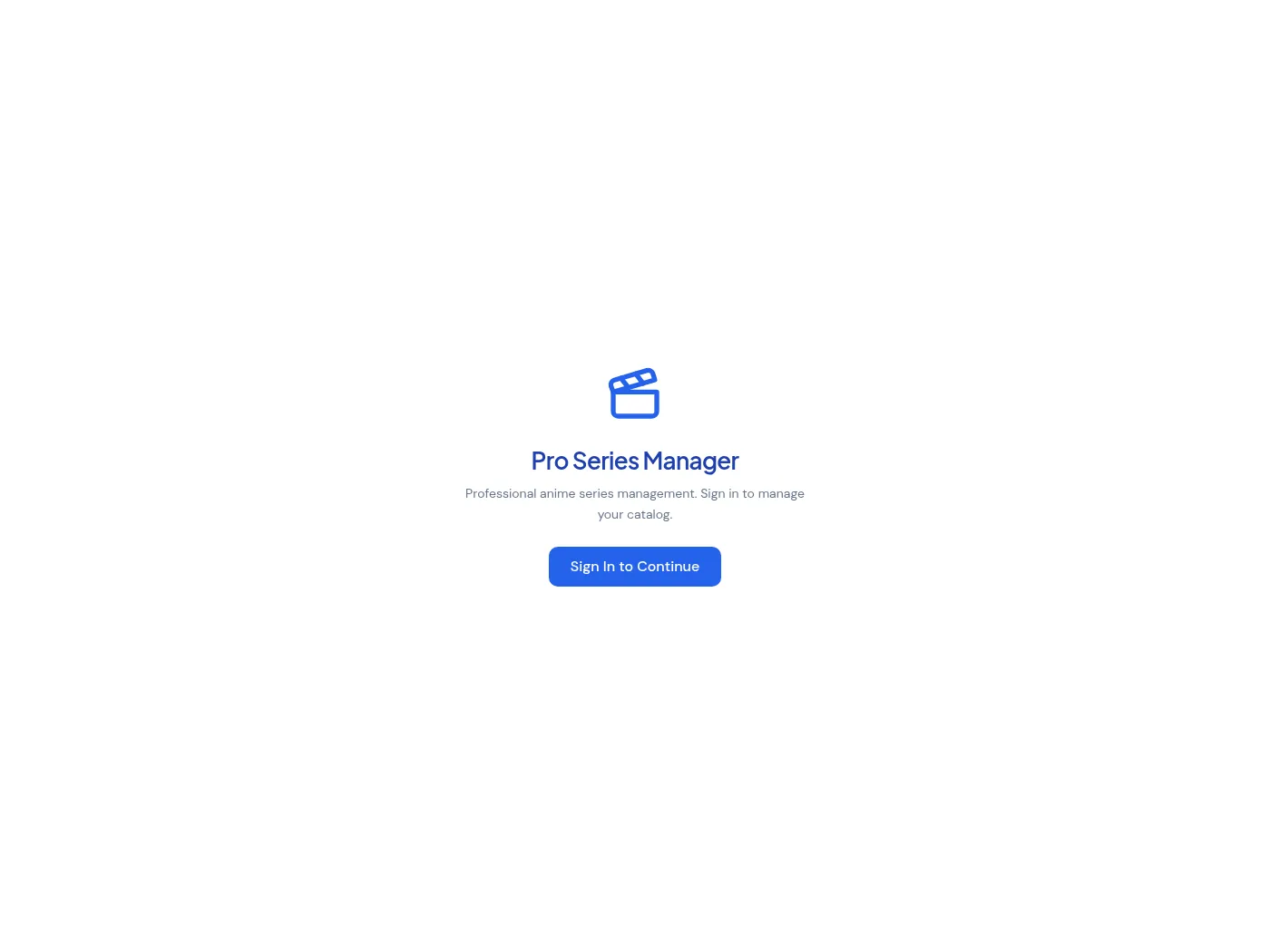 Pro Series Manager