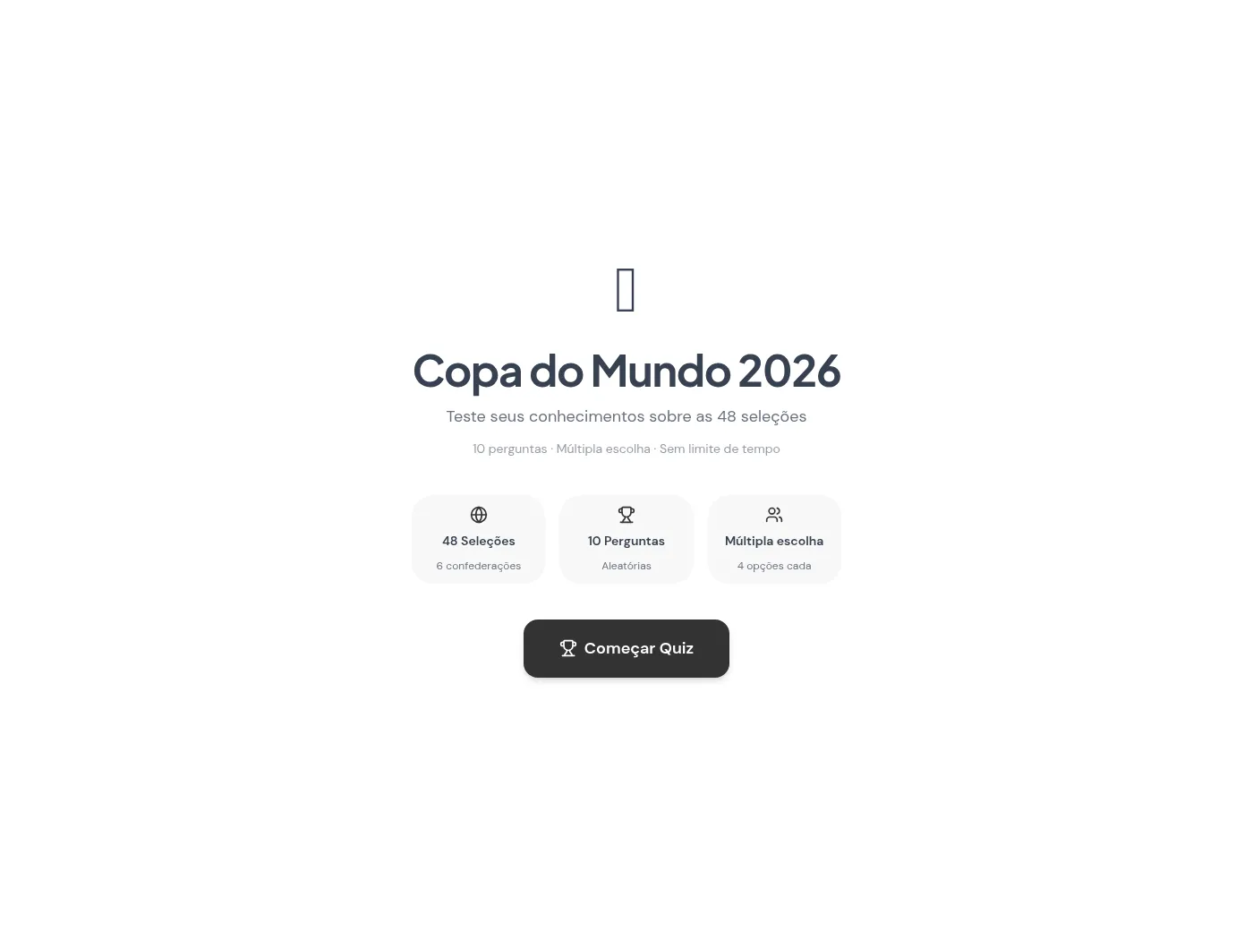 World Cup Quiz App
