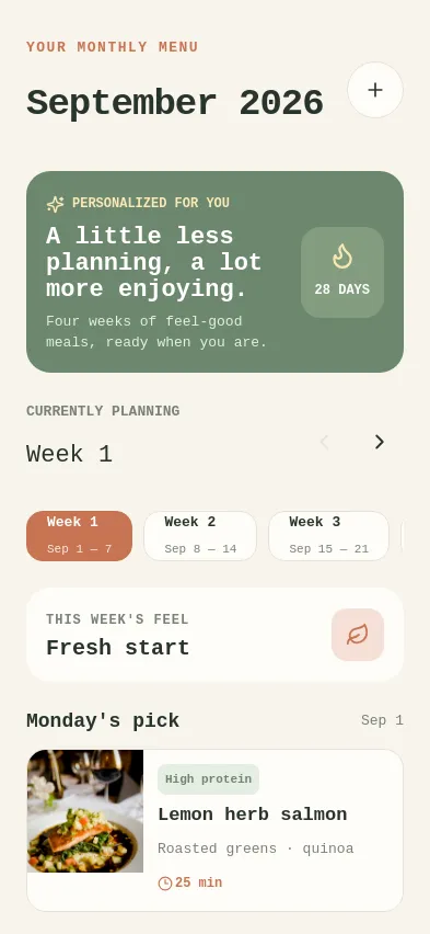 Weekly Meal Planner