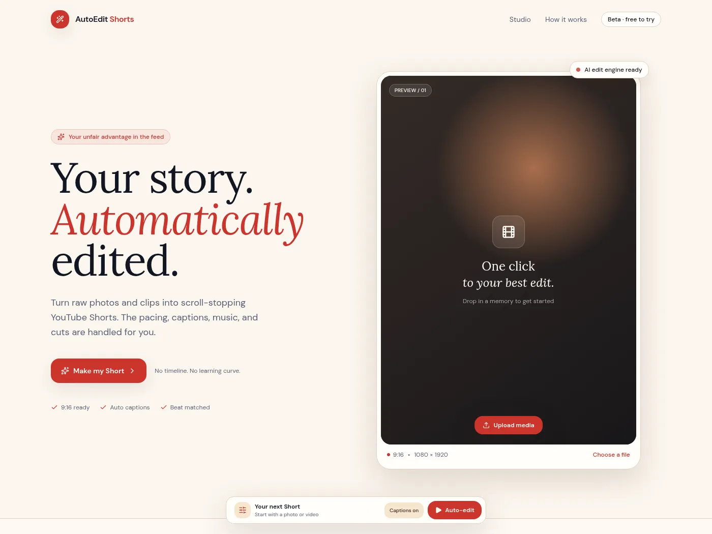 AutoEdit Shorts Maker