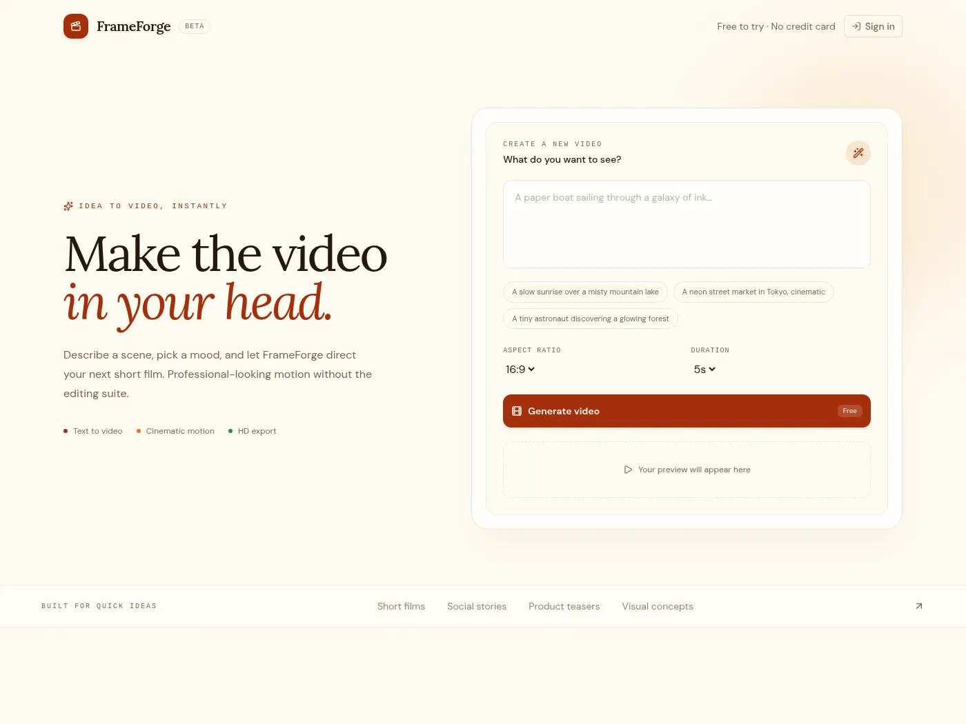 AI Video Maker Free