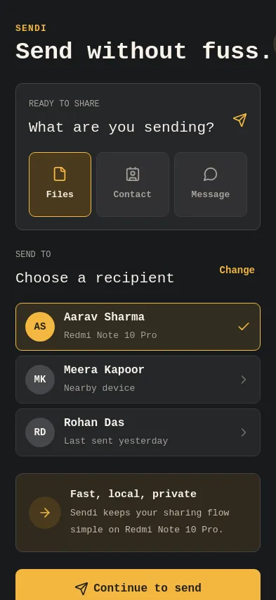 Sendi for Redmi Note 10 Pro