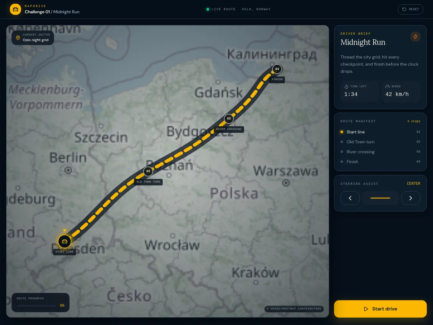 MapDrive Challenge