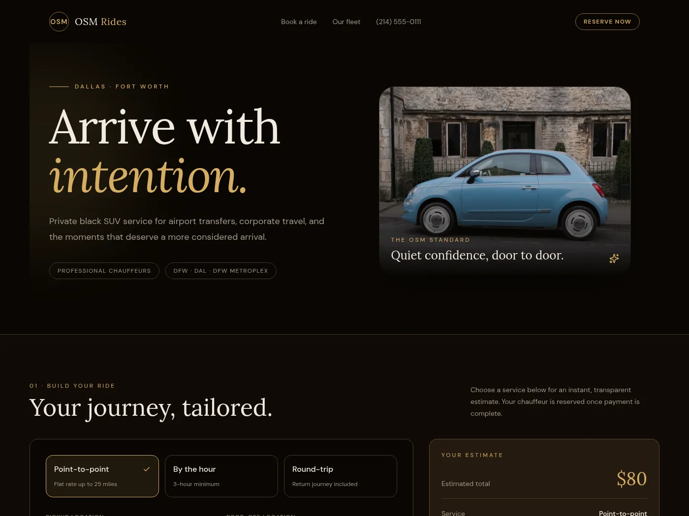 OSM Rides Booking App