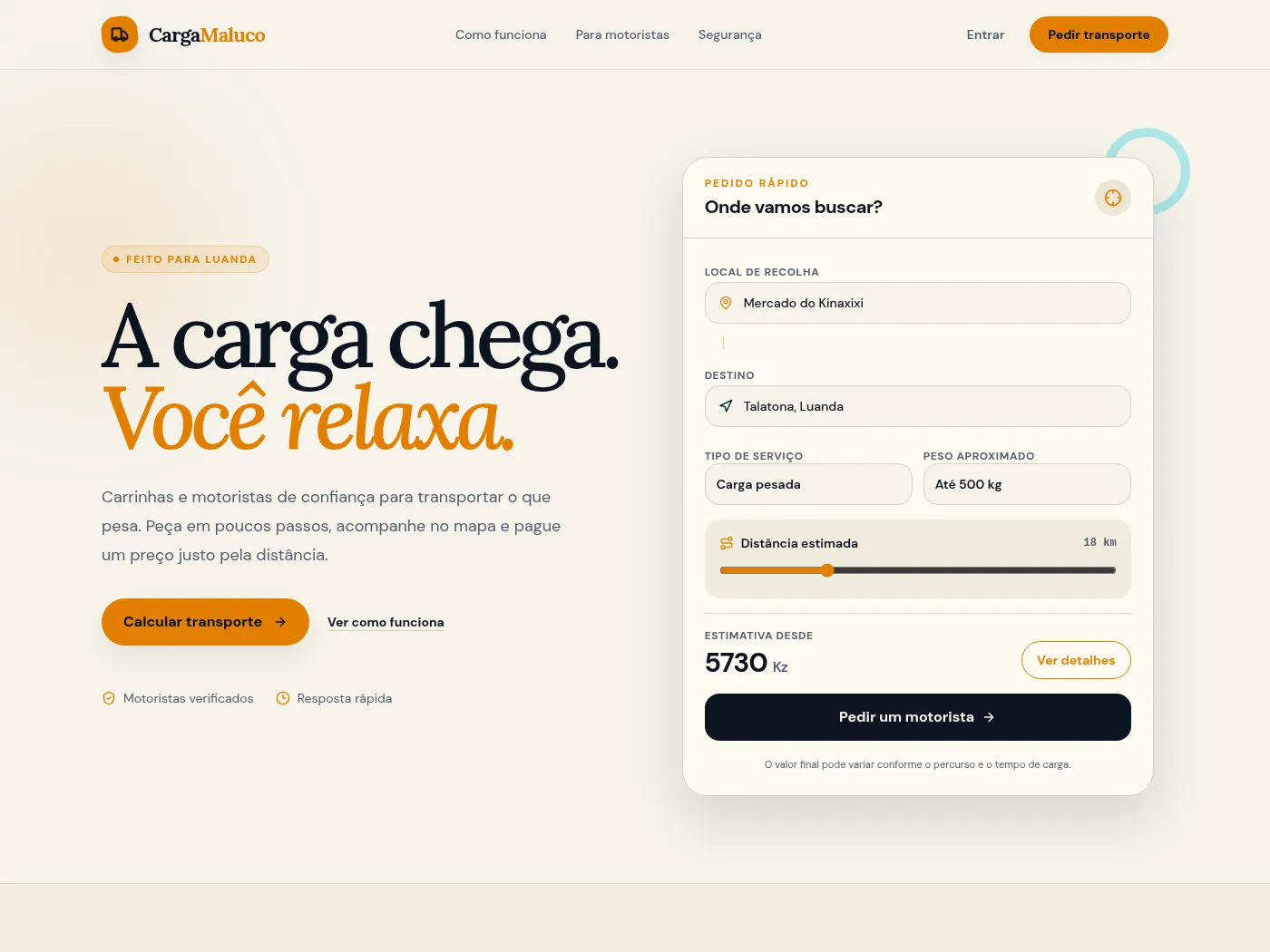Carga Express App