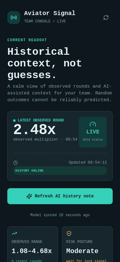 Aviator Signal Predictor