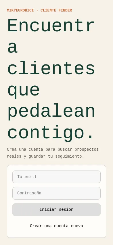 Cliente Finder B2B