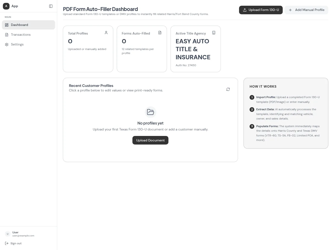 PDF Form Auto-Filler