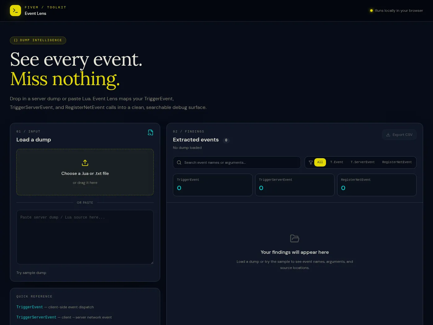 FiveM Event Debugger