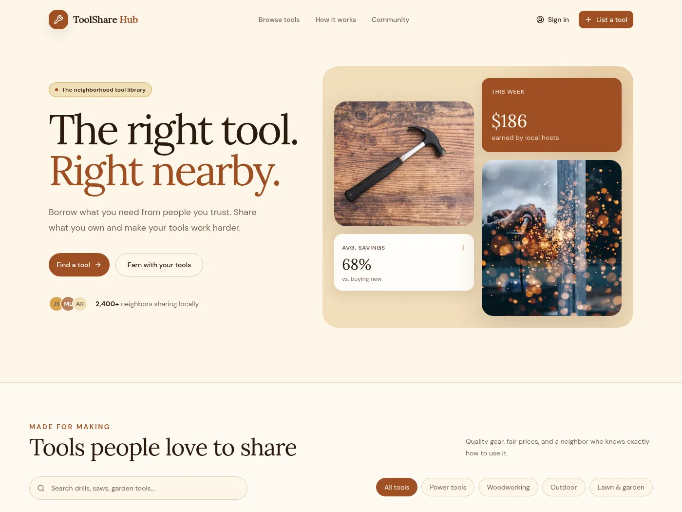 ToolShare Hub
