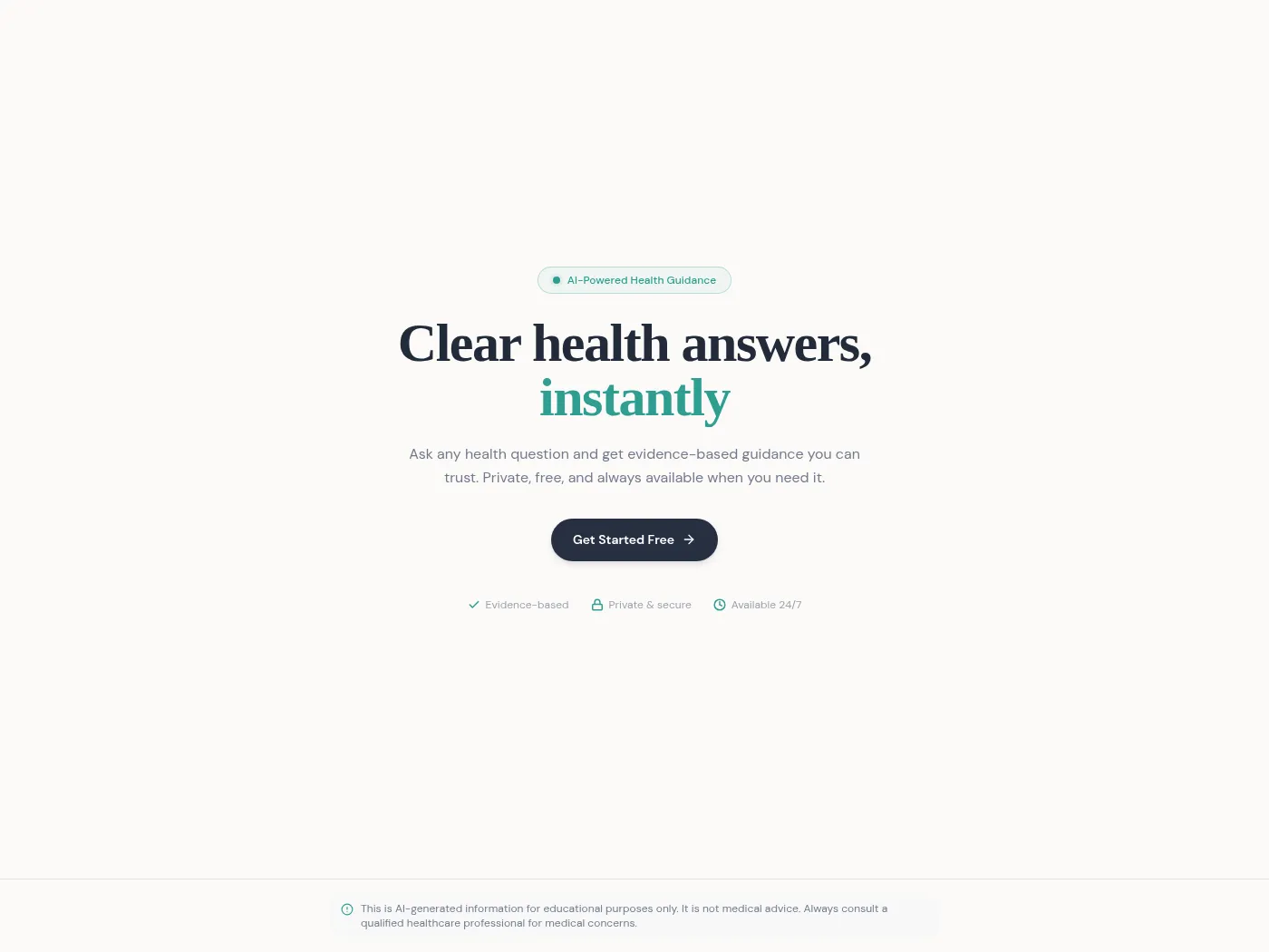AI Health Assistant
