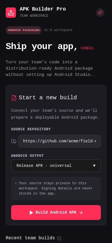 APK Builder Pro
