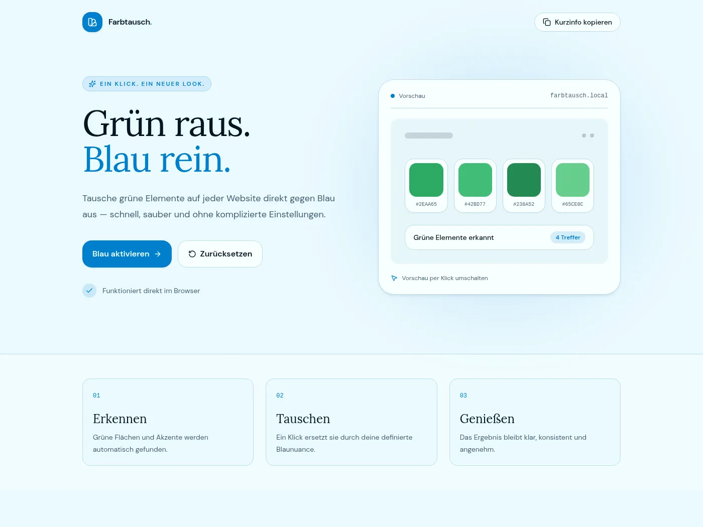 Farbtausch App
