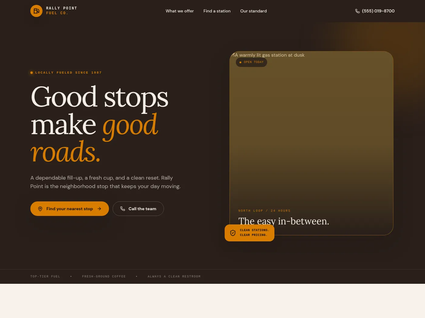 GasStation Web Builder