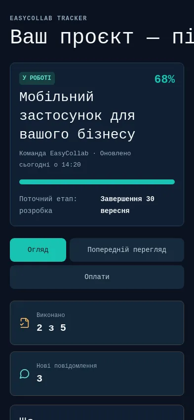 EasyCollab Tracker