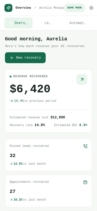 Revenue Recovery AI