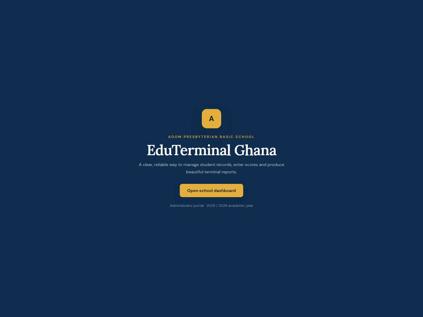 EduTerminal Ghana