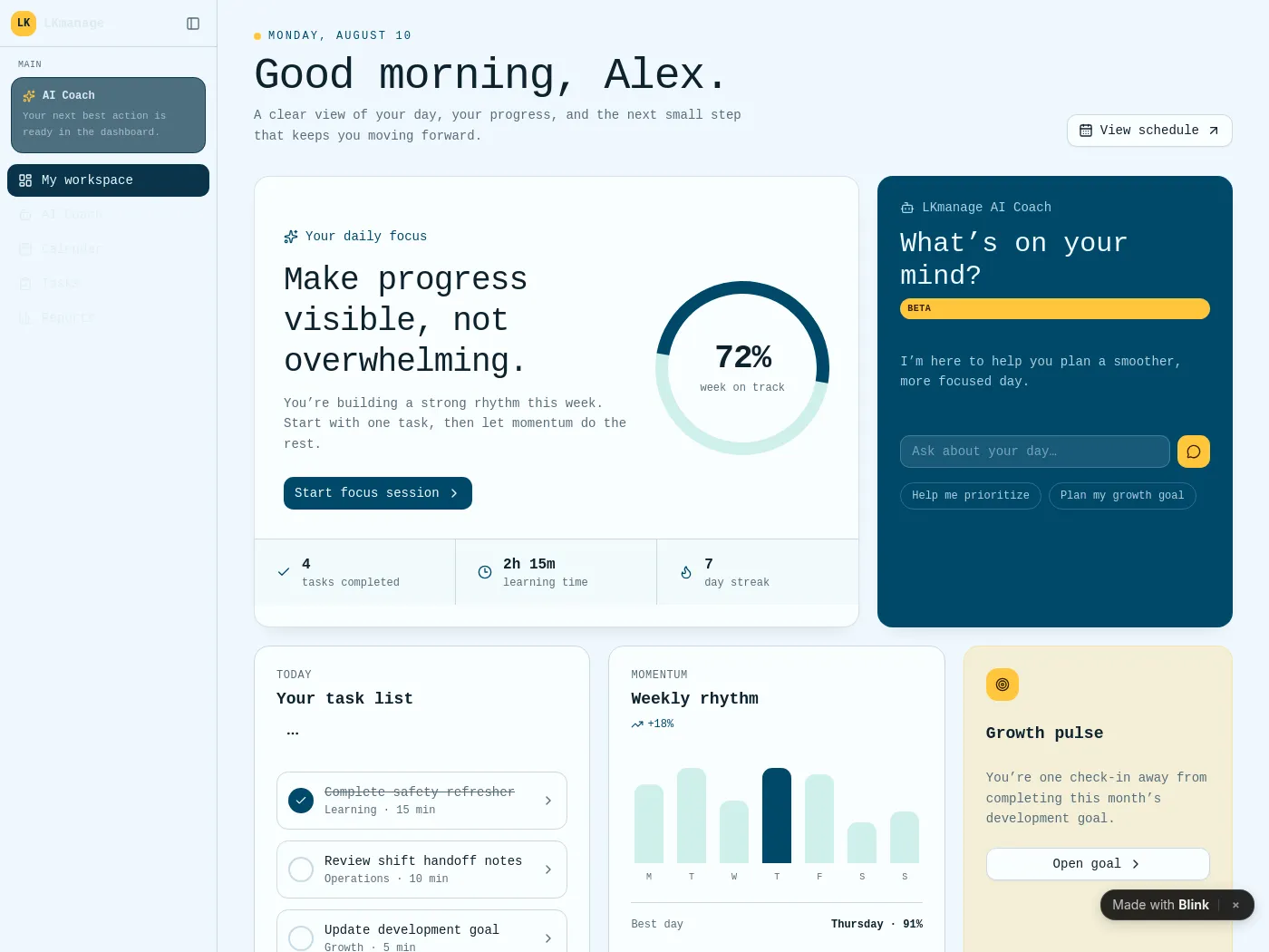 LKmanage AI Coach