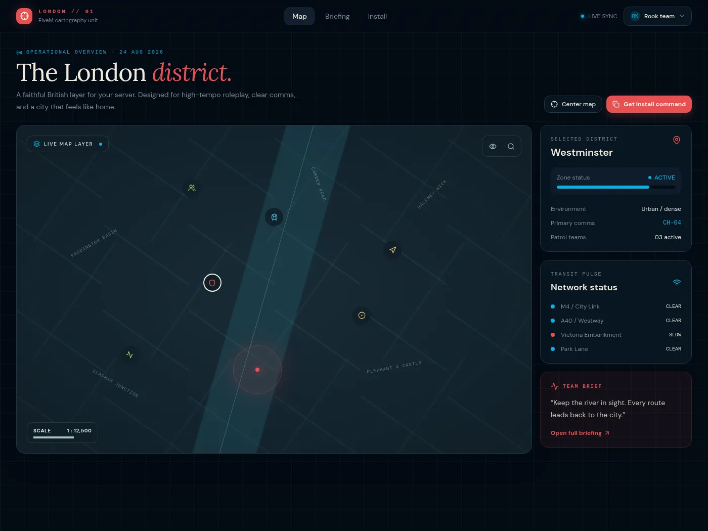 London FiveM Mini Map
