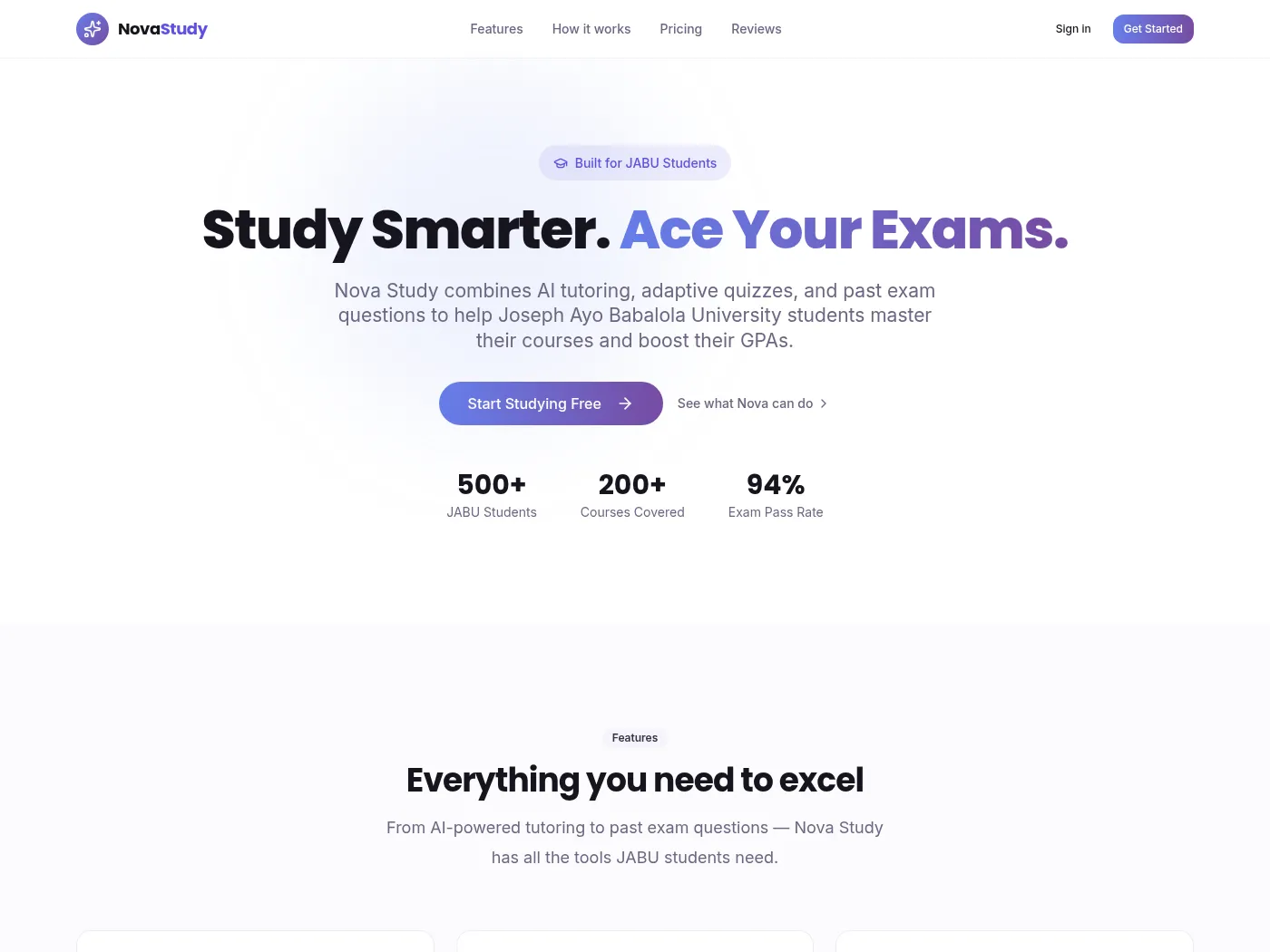 Nova Study Design System