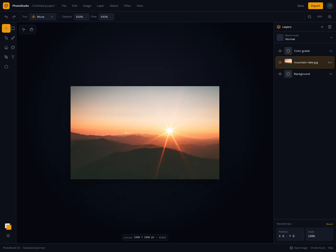 PhotoStudio Clone