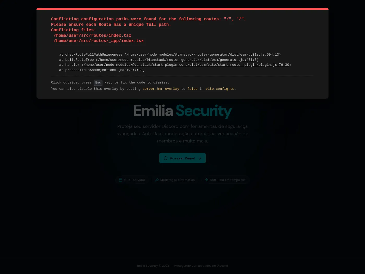 Security Bot + Site