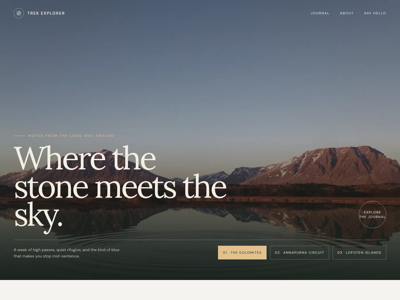 TrekExplorer Portfolio