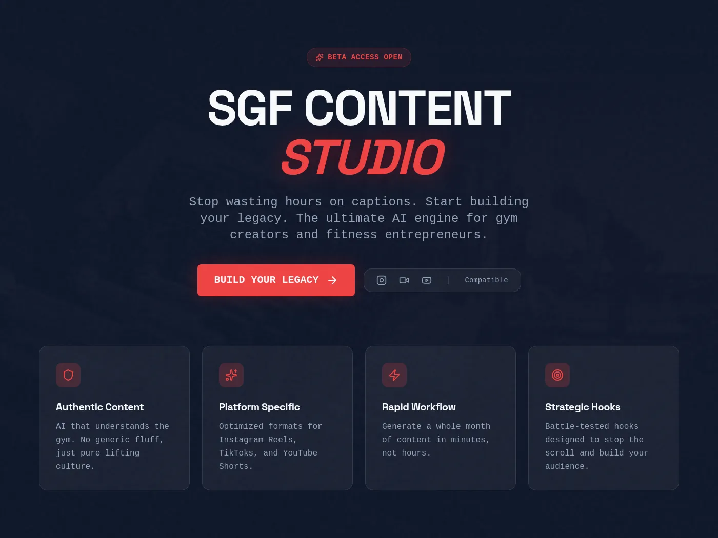 SGF Content Studio