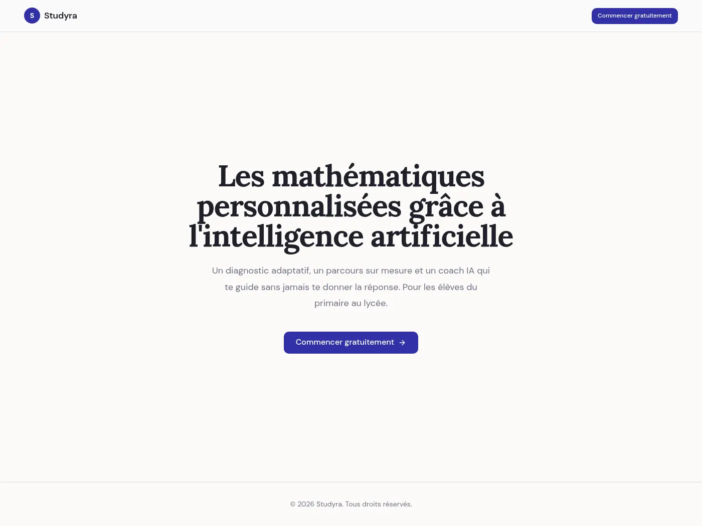 Studyra Math Coach