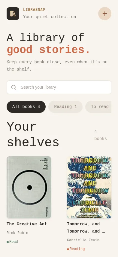LibraSnap Mobile