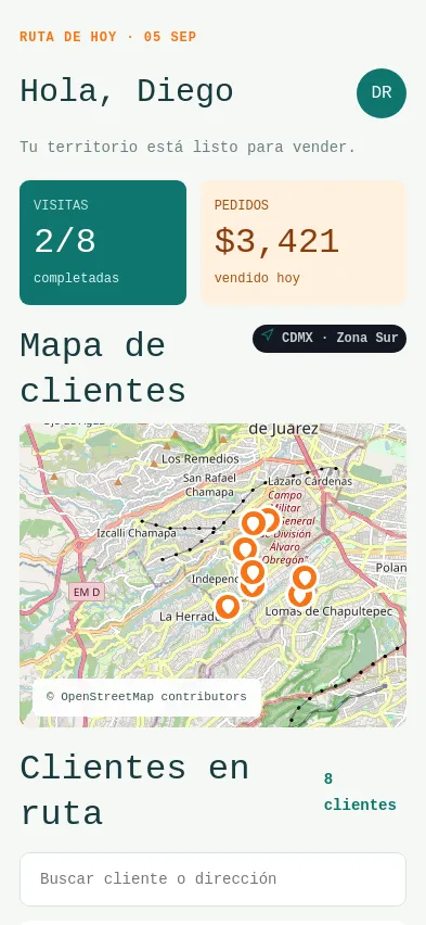 RutaVentas Móvil
