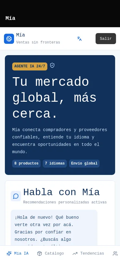 Mía Sales AI Agent