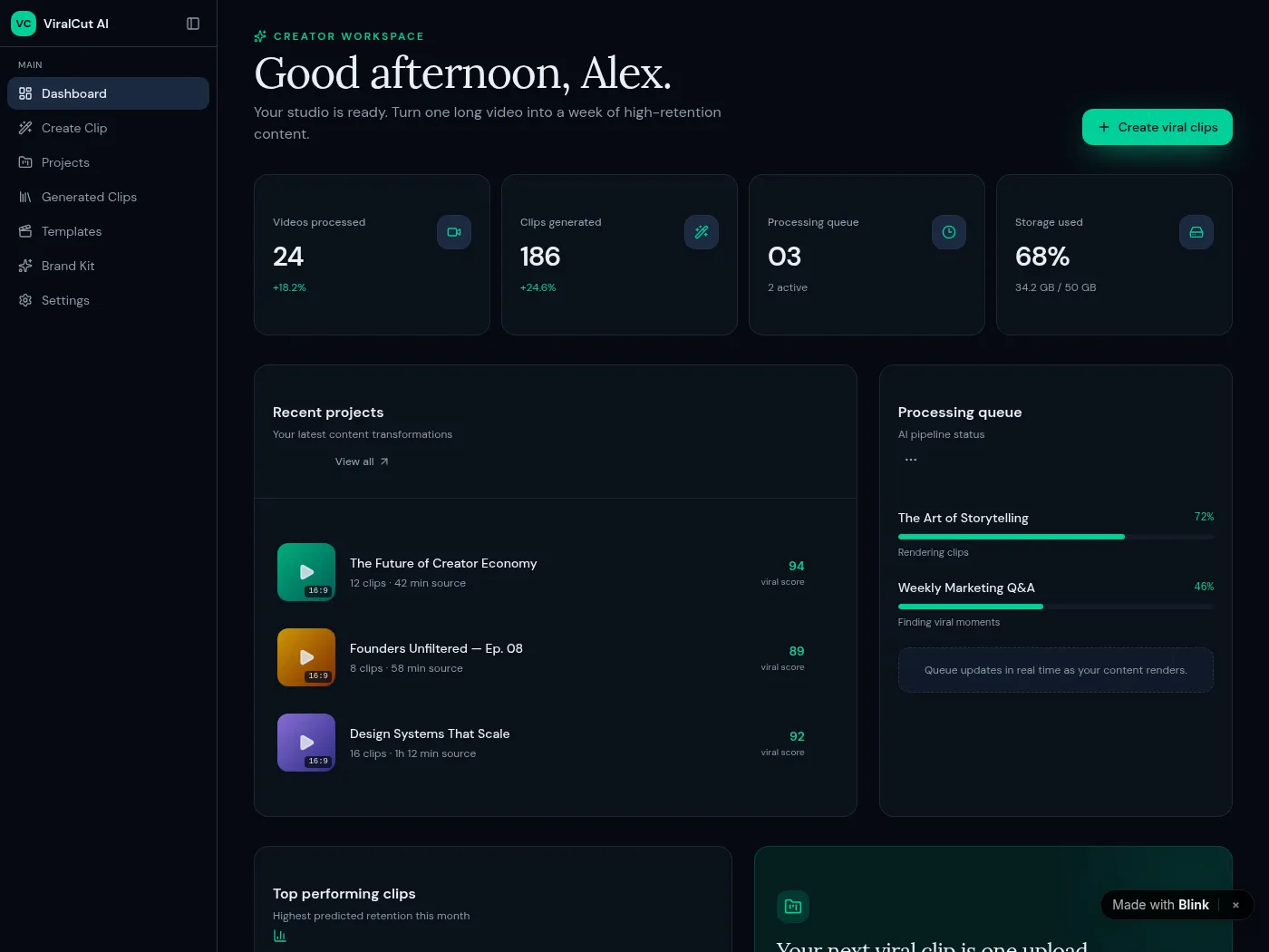 ViralCut AI Studio