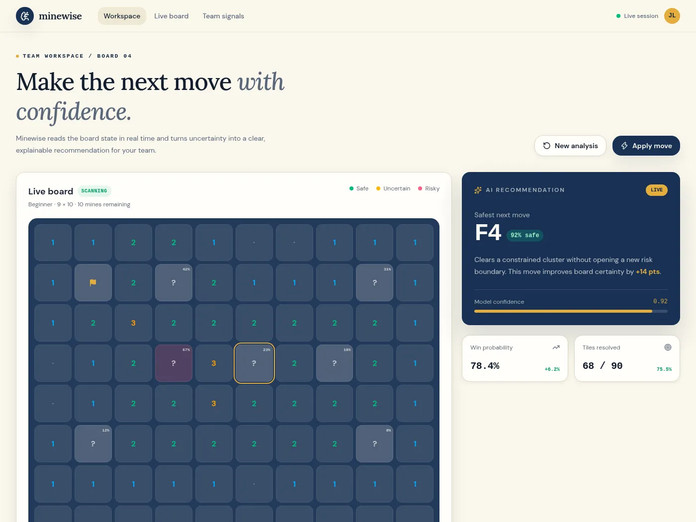 Minesweeper AI Predictor