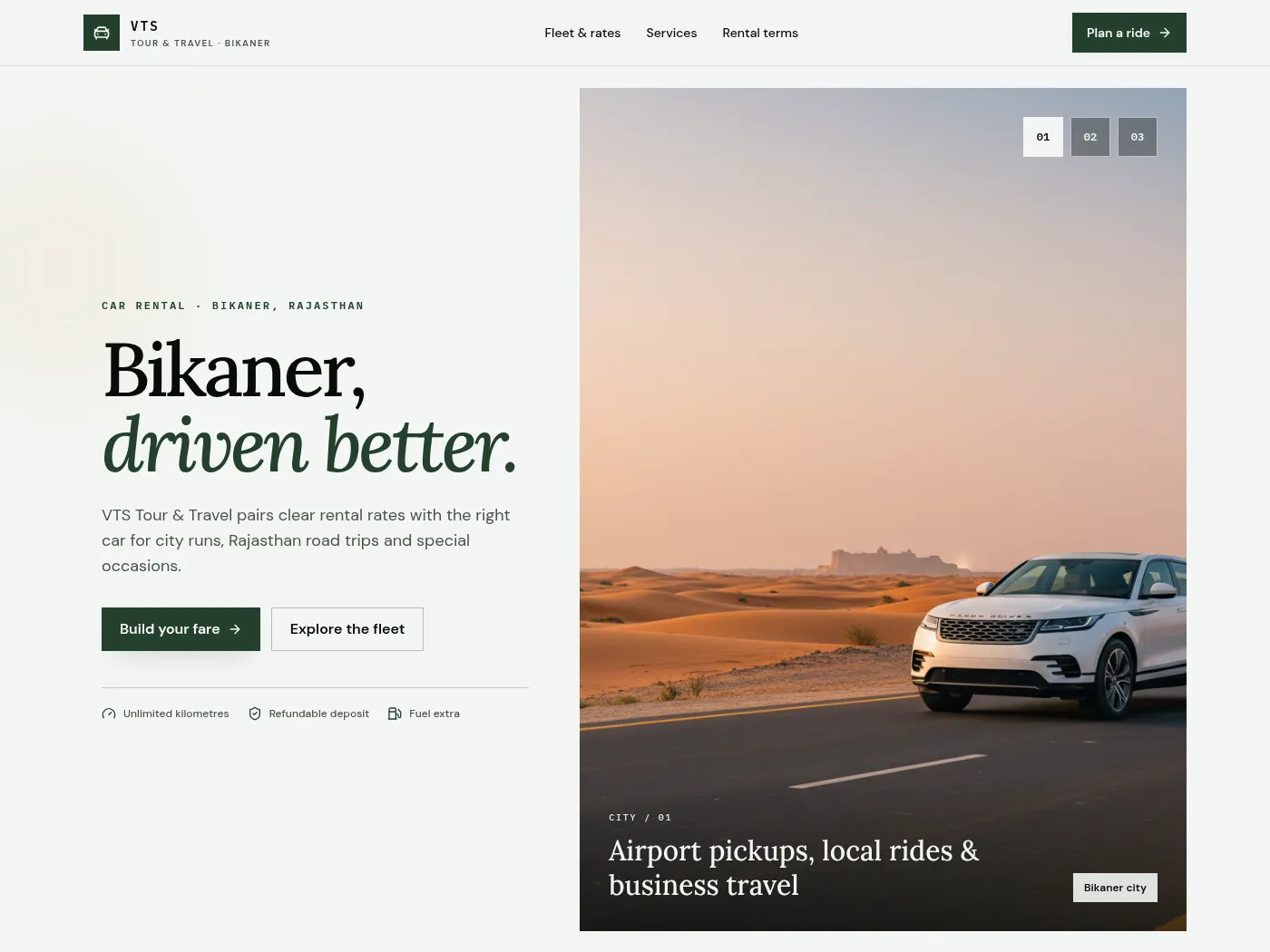 VTS Tour & Travel Website