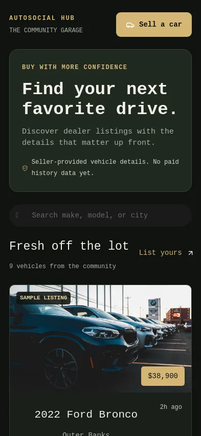 AutoSocial Hub
